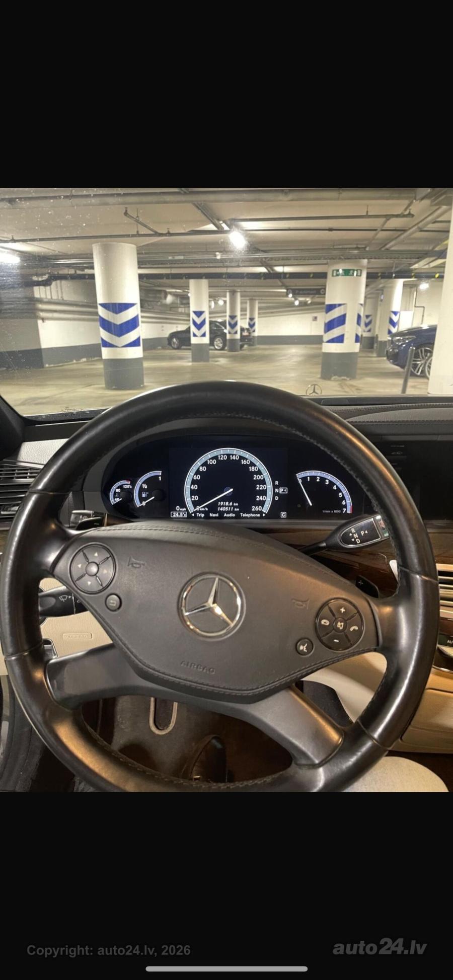 Melns Mercedes-Benz S-Class 2010 Tallina, ar dzinēja tilpumu 3.50 L un nobraukumu 146 tūkst. km par 12500 €, foto 5 vietnē AUTOMOTO.COM.LV