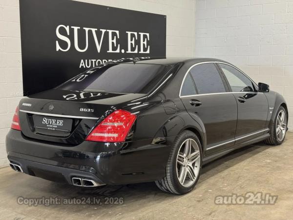 Black Mercedes-Benz S-Class 2010 in Tallinn, with an engine capacity of 5.50 L and mileage of 161 thousand km for 19995 €, photo 6 on AUTOMOTO.COM.LV