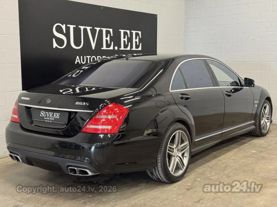 Black Mercedes-Benz S-Class 2010 in Tallinn, with an engine capacity of 5.50 L and mileage of 161 thousand km for 19995 €, photo 7 on AUTOMOTO.COM.LV