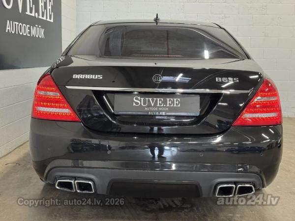 Black Mercedes-Benz S-Class 2010 in Tallinn, with an engine capacity of 5.50 L and mileage of 161 thousand km for 19995 €, photo 7 on AUTOMOTO.COM.LV