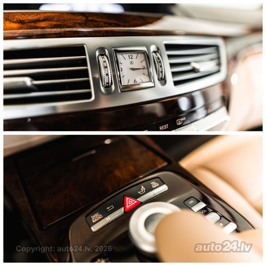 Melns Mercedes-Benz S-Class 2011 Tallina, ar dzinēja tilpumu 3.00 L un nobraukumu 273 tūkst. km par 9990 €, foto 22 vietnē AUTOMOTO.COM.LV