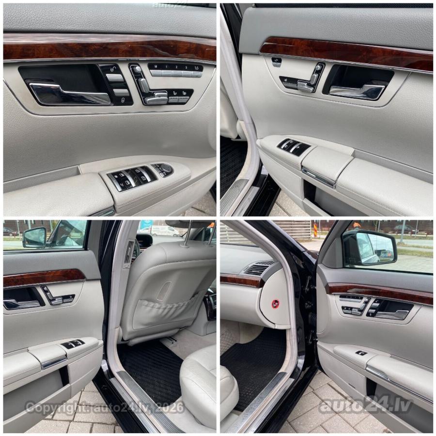 Melns Mercedes-Benz S-Class 2011 Tallina, ar dzinēja tilpumu 3.00 L un nobraukumu 191 tūkst. km par 15500 €, foto 11 vietnē AUTOMOTO.COM.LV