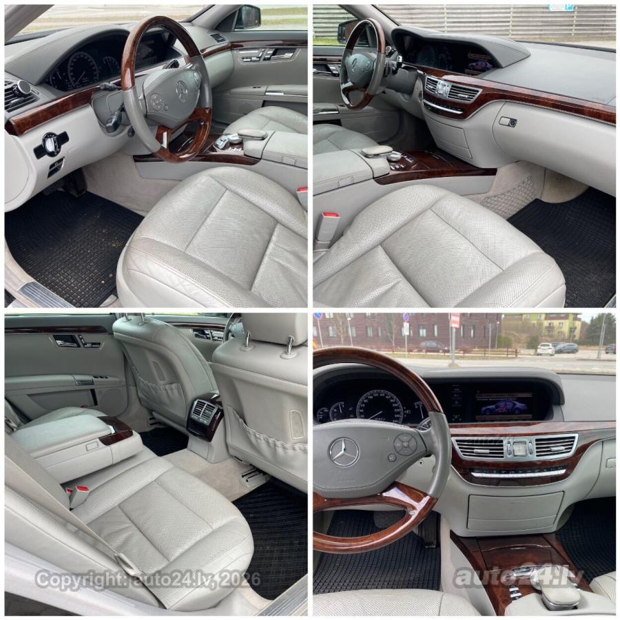 Melns Mercedes-Benz S-Class 2011 Tallina, ar dzinēja tilpumu 3.00 L un nobraukumu 191 tūkst. km par 15500 €, foto 12 vietnē AUTOMOTO.COM.LV
