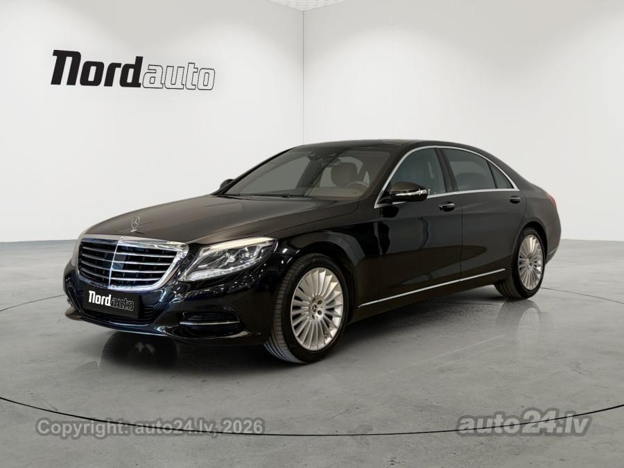 Black Mercedes-Benz S-Class 2013 in Tallinn, with an engine capacity of 3.00 L and mileage of 235 thousand km for 20900 €, photo 1 on AUTOMOTO.COM.LV