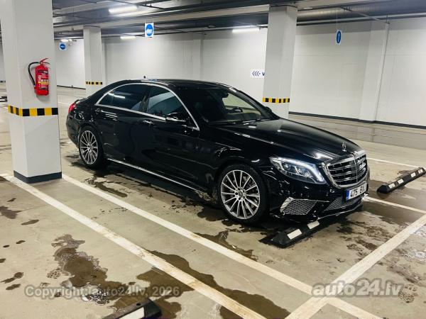 Black Mercedes-Benz S-Class 2013 in Tallinn, with an engine capacity of 4.70 L and mileage of 203 thousand km for 25000 €, photo 1 on AUTOMOTO.COM.LV
