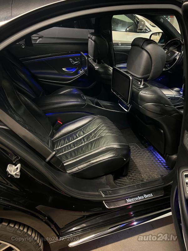 Black Mercedes-Benz S-Class 2013 in Tallinn, with an engine capacity of 4.70 L and mileage of 203 thousand km for 25000 €, photo 8 on AUTOMOTO.COM.LV