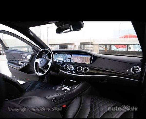 Black Mercedes-Benz S-Class 2013 in Tallinn, with an engine capacity of 4.70 L and mileage of 203 thousand km for 25000 €, photo 10 on AUTOMOTO.COM.LV