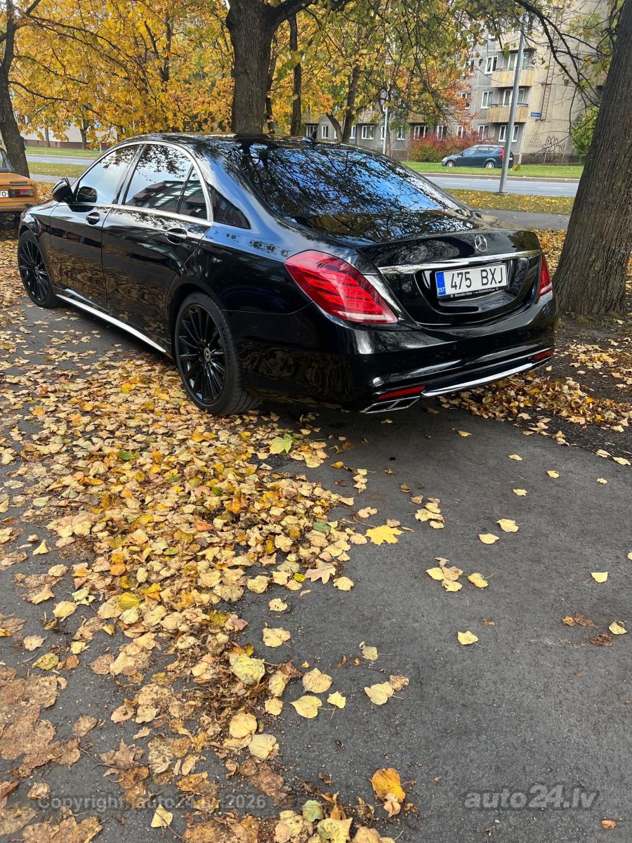 Melns Mercedes-Benz S-Class 2013 Tallina, ar dzinēja tilpumu 4.70 L un nobraukumu 203 tūkst. km par 25000 €, foto 14 vietnē AUTOMOTO.COM.LV