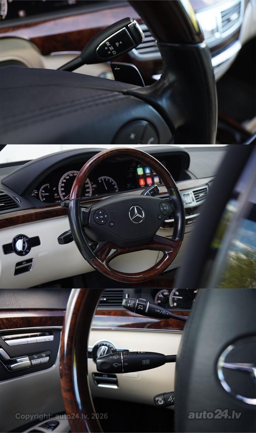 Melns Mercedes-Benz S-Class 2013 Tartu, ar dzinēja tilpumu 3.00 L un nobraukumu 276 tūkst. km par 15500 €, foto 6 vietnē AUTOMOTO.COM.LV