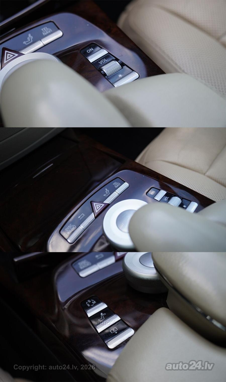 Melns Mercedes-Benz S-Class 2013 Tartu, ar dzinēja tilpumu 3.00 L un nobraukumu 276 tūkst. km par 15500 €, foto 11 vietnē AUTOMOTO.COM.LV
