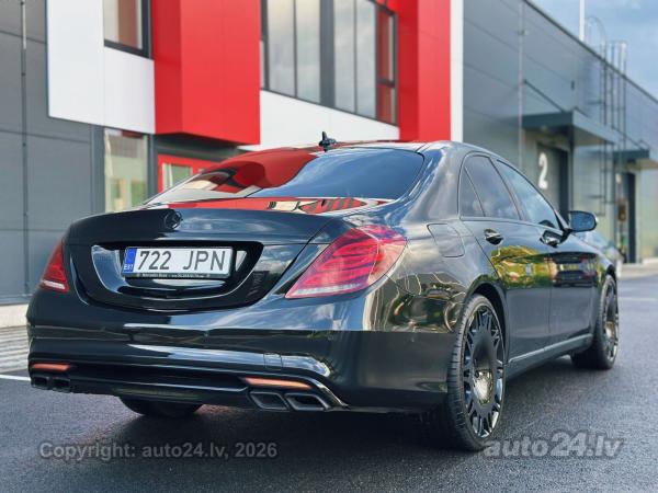 Black Mercedes-Benz S-Class 2013 in Tallinn, with an engine capacity of 3.00 L and mileage of 247 thousand km for 20400 €, photo 7 on AUTOMOTO.COM.LV