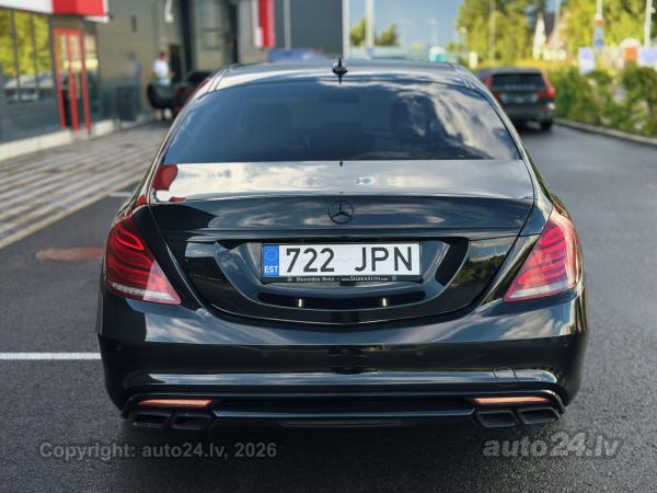 Black Mercedes-Benz S-Class 2013 in Tallinn, with an engine capacity of 3.00 L and mileage of 247 thousand km for 20400 €, photo 8 on AUTOMOTO.COM.LV