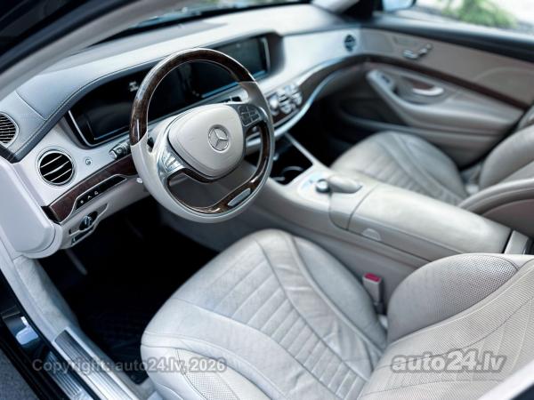 Black Mercedes-Benz S-Class 2013 in Tallinn, with an engine capacity of 3.00 L and mileage of 247 thousand km for 20400 €, photo 10 on AUTOMOTO.COM.LV