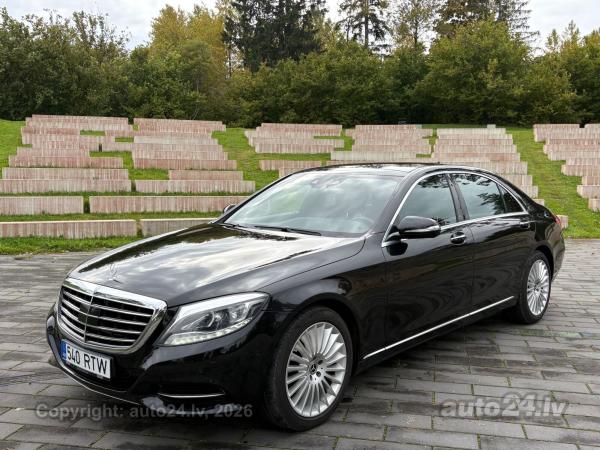 Black Mercedes-Benz S-Class 2013 in Rapla, with an engine capacity of 3.00 L and mileage of 240 thousand km for 22500 €, photo 1 on AUTOMOTO.COM.LV
