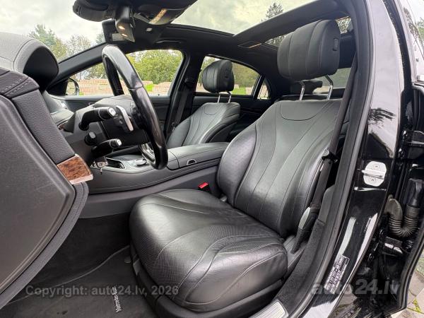 Black Mercedes-Benz S-Class 2013 in Rapla, with an engine capacity of 3.00 L and mileage of 240 thousand km for 22500 €, photo 11 on AUTOMOTO.COM.LV