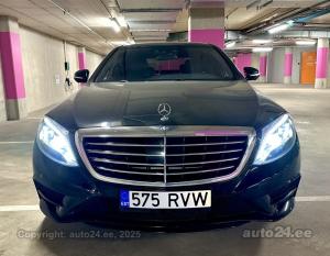 Black Mercedes-Benz S-Class 2014 in Tallinn, with an engine capacity of 3.00 L and mileage of 200 thousand km for 29700 €, photo 10 on AUTOMOTO.COM.LV