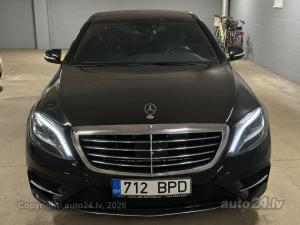 Black Mercedes-Benz S-Class 2014 in Tallinn, with an engine capacity of 3.00 L and mileage of 160 thousand km for 26200 €, photo 2 on AUTOMOTO.COM.LV