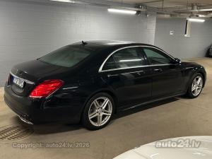 Black Mercedes-Benz S-Class 2014 in Tallinn, with an engine capacity of 3.00 L and mileage of 160 thousand km for 26200 €, photo 6 on AUTOMOTO.COM.LV
