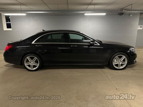 Black Mercedes-Benz S-Class 2014 in Tallinn, with an engine capacity of 3.00 L and mileage of 160 thousand km for 26200 €, photo 7 on AUTOMOTO.COM.LV