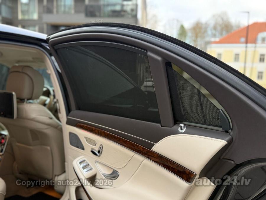 Black Mercedes-Benz S-Class 2014 in Tartu, with an engine capacity of 3.00 L and mileage of 130 thousand km for 35000 €, photo 16 on AUTOMOTO.COM.LV