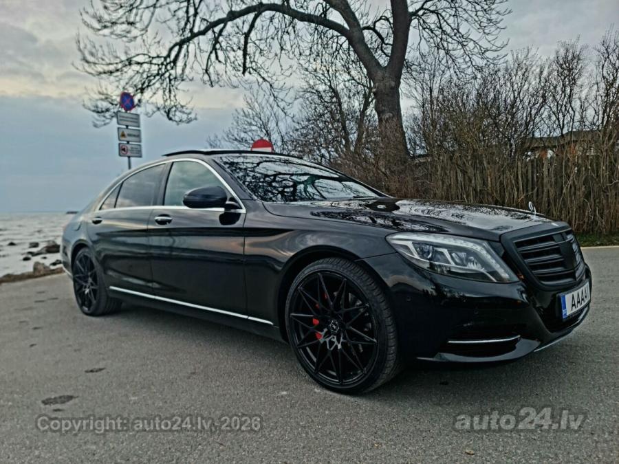 Melns Mercedes-Benz S-Class 2014 Tallina, ar dzinēja tilpumu 3.00 L un nobraukumu 194 tūkst. km par 23900 €, foto 5 vietnē AUTOMOTO.COM.LV