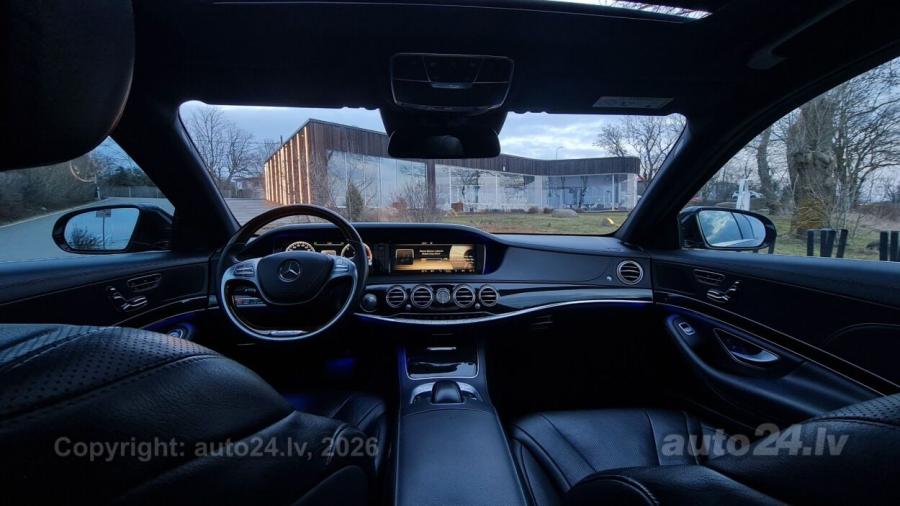Melns Mercedes-Benz S-Class 2014 Tallina, ar dzinēja tilpumu 3.00 L un nobraukumu 194 tūkst. km par 23900 €, foto 14 vietnē AUTOMOTO.COM.LV