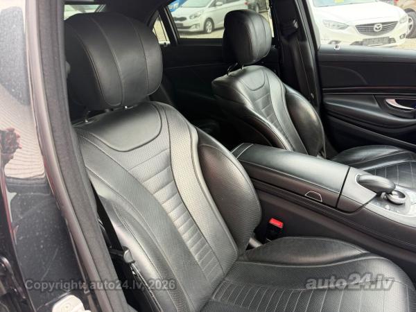 Black Mercedes-Benz S-Class 2014 in Voru, with an engine capacity of 3.00 L and mileage of 244 thousand km for 23990 €, photo 11 on AUTOMOTO.COM.LV