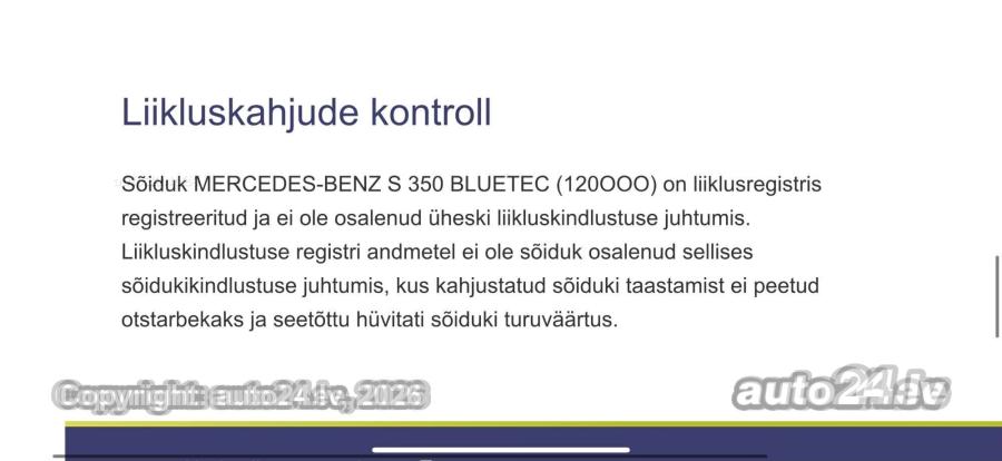 Black Mercedes-Benz S-Class 2014 in Tartu, with an engine capacity of 3.00 L and mileage of 130 thousand km for 33999 €, photo 23 on AUTOMOTO.COM.LV