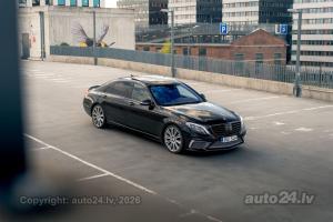 Black Mercedes-Benz S-Class 2014 in Tallinn, with an engine capacity of 3.00 L and mileage of 213 thousand km for 27999 €, photo 9 on AUTOMOTO.COM.LV