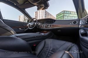 Black Mercedes-Benz S-Class 2014 in Tallinn, with an engine capacity of 3.00 L and mileage of 213 thousand km for 27999 €, photo 11 on AUTOMOTO.COM.LV