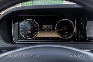 Black Mercedes-Benz S-Class 2014 in Tallinn, with an engine capacity of 3.00 L and mileage of 213 thousand km for 27999 €, photo 15 on AUTOMOTO.COM.LV