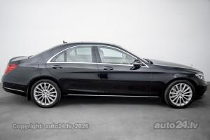 Black Mercedes-Benz S-Class 2014 in Tallinn, with an engine capacity of 3.00 L and mileage of 142 thousand km for 24999 €, photo 5 on AUTOMOTO.COM.LV
