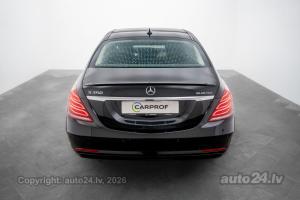 Black Mercedes-Benz S-Class 2014 in Tallinn, with an engine capacity of 3.00 L and mileage of 142 thousand km for 24999 €, photo 7 on AUTOMOTO.COM.LV