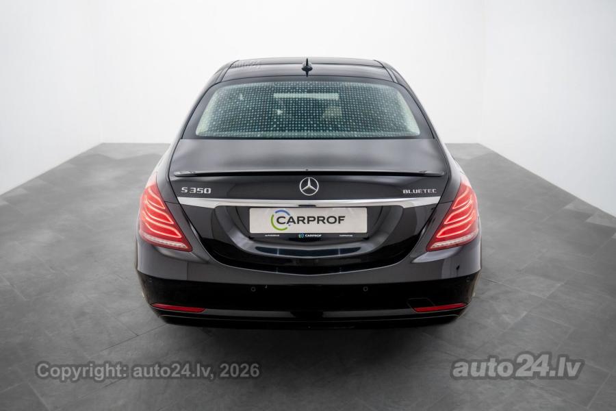 Black Mercedes-Benz S-Class 2014 in Tallinn, with an engine capacity of 3.00 L and mileage of 142 thousand km for 24999 €, photo 7 on AUTOMOTO.COM.LV