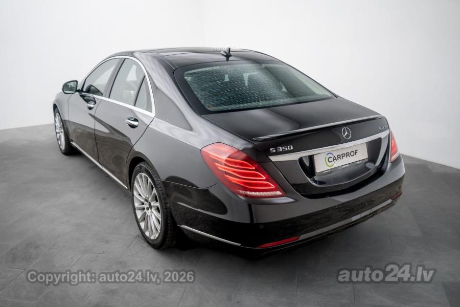 Black Mercedes-Benz S-Class 2014 in Tallinn, with an engine capacity of 3.00 L and mileage of 142 thousand km for 24999 €, photo 8 on AUTOMOTO.COM.LV
