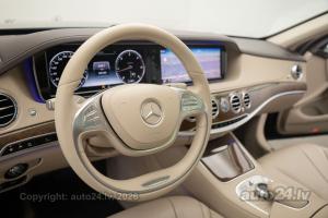 Black Mercedes-Benz S-Class 2014 in Tallinn, with an engine capacity of 3.00 L and mileage of 142 thousand km for 24999 €, photo 9 on AUTOMOTO.COM.LV