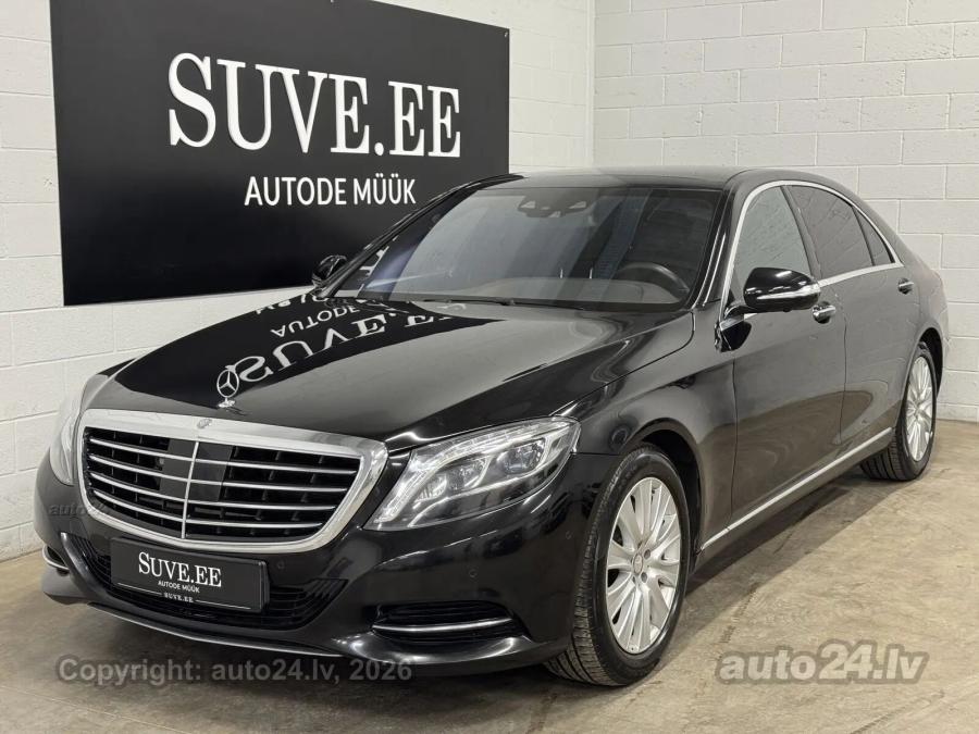 Black Mercedes-Benz S-Class 2014 in Tallinn, with an engine capacity of 3.00 L and mileage of 330 thousand km for 23995 €, photo 1 on AUTOMOTO.COM.LV