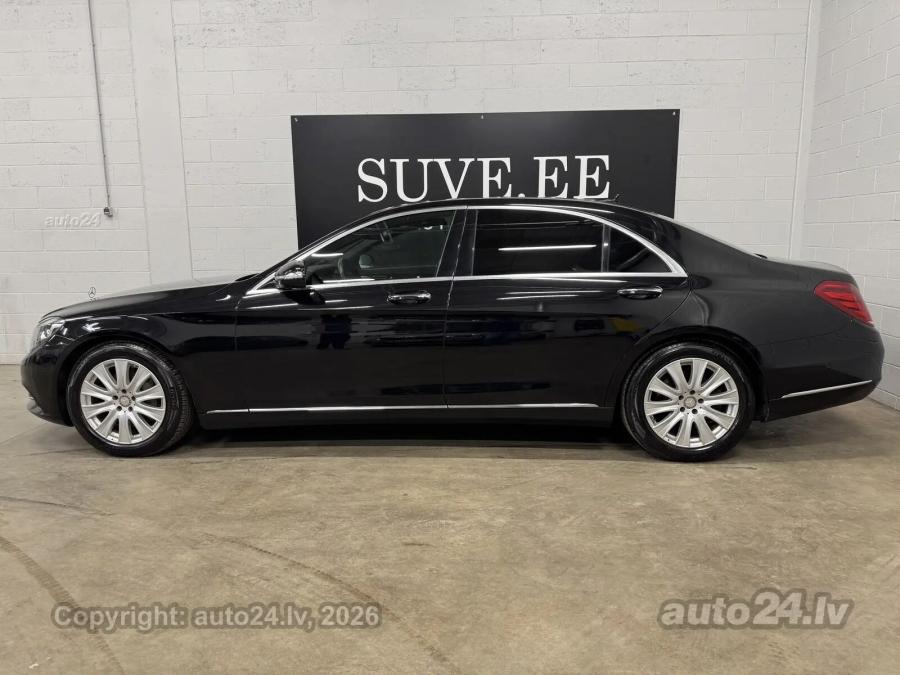 Black Mercedes-Benz S-Class 2014 in Tallinn, with an engine capacity of 3.00 L and mileage of 330 thousand km for 23995 €, photo 5 on AUTOMOTO.COM.LV