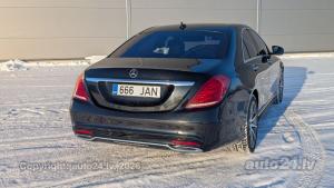 Black Mercedes-Benz S-Class 2015 in Tallinn, with an engine capacity of 3.00 L and mileage of 242 thousand km for 28400 €, photo 6 on AUTOMOTO.COM.LV