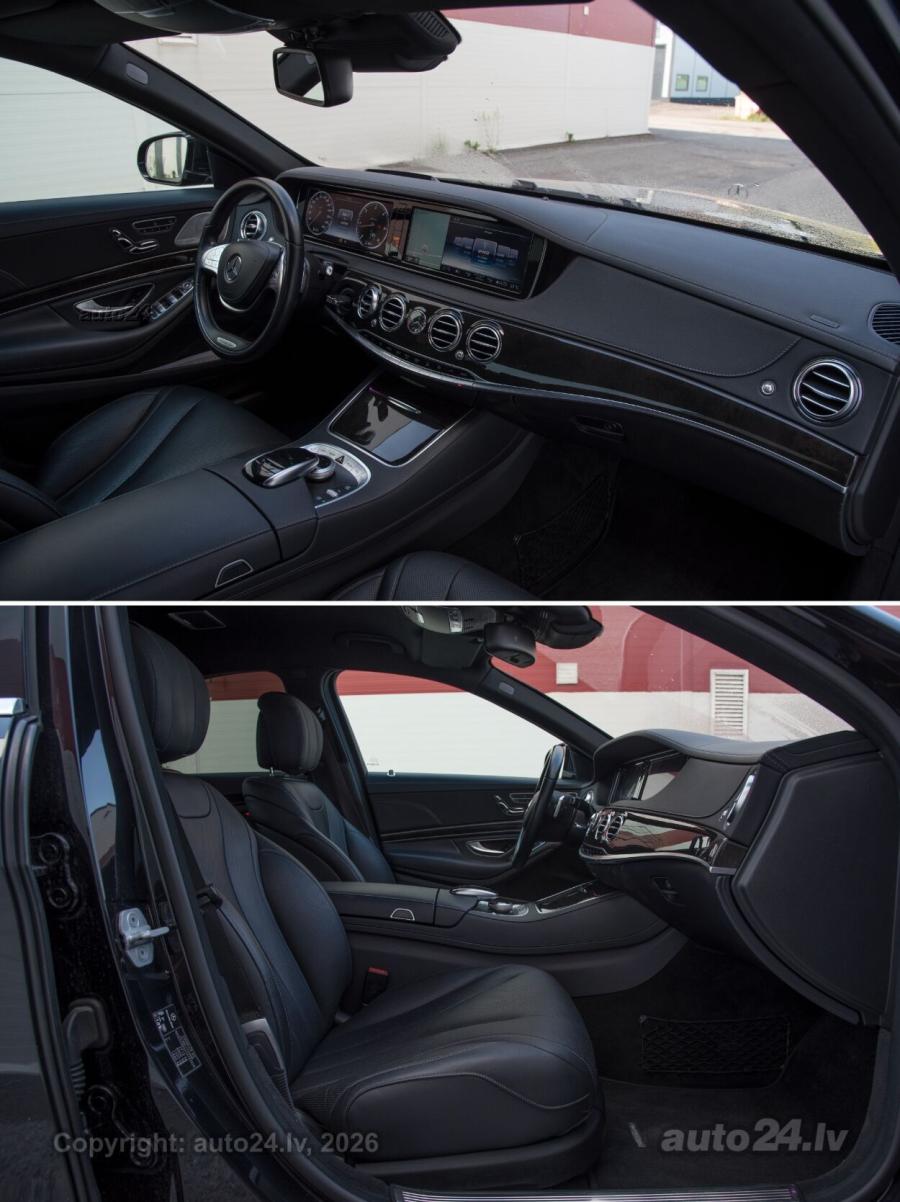 Melns Mercedes-Benz S-Class 2015 Tallina, ar dzinēja tilpumu 3.00 L un nobraukumu 171 tūkst. km par 28500 €, foto 9 vietnē AUTOMOTO.COM.LV