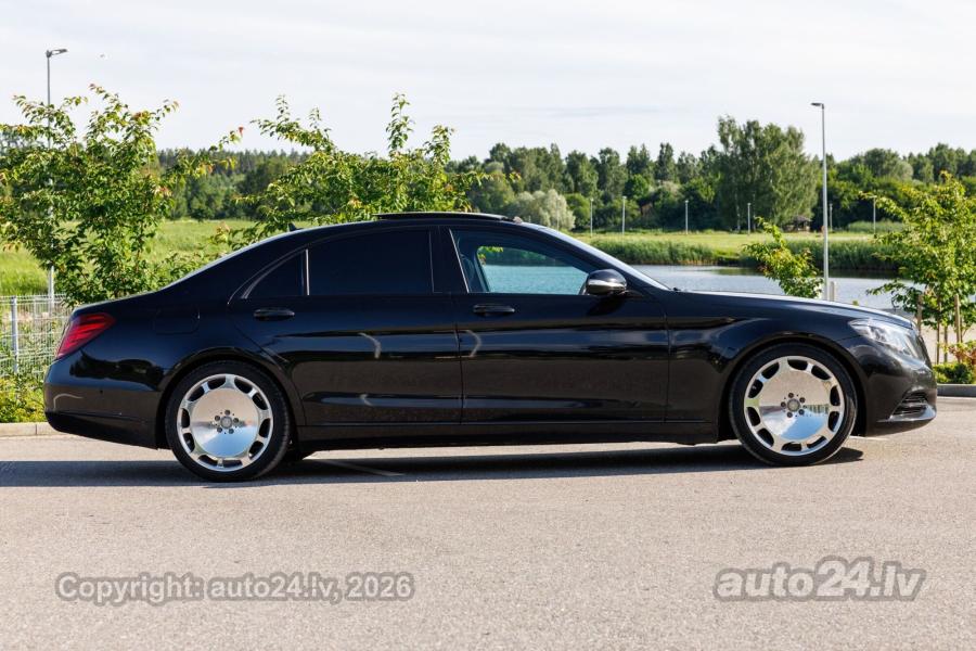 Black Mercedes-Benz S-Class 2015 in Tartu, with an engine capacity of 3.00 L and mileage of 265 thousand km for 32000 €, photo 3 on AUTOMOTO.COM.LV