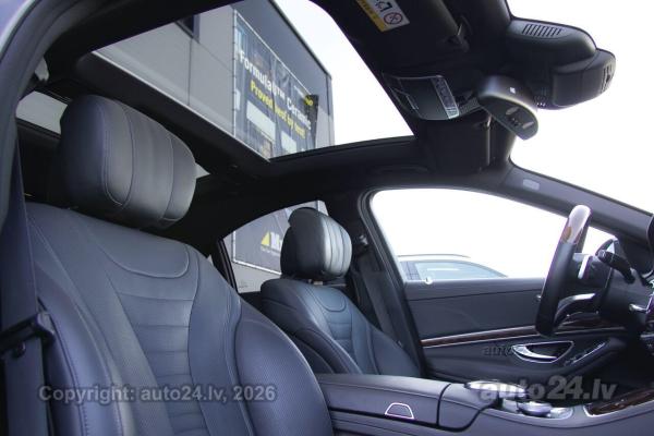 Black Mercedes-Benz S-Class 2015 in Tallinn, with an engine capacity of 3.00 L and mileage of 143 thousand km for 26990 €, photo 4 on AUTOMOTO.COM.LV