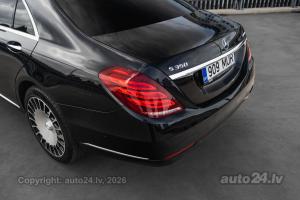 Black Mercedes-Benz S-Class 2015 in Narva, with an engine capacity of 3.00 L and mileage of 175 thousand km for 28000 €, photo 6 on AUTOMOTO.COM.LV