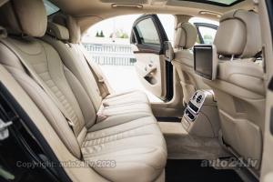 Black Mercedes-Benz S-Class 2015 in Narva, with an engine capacity of 3.00 L and mileage of 175 thousand km for 28000 €, photo 17 on AUTOMOTO.COM.LV