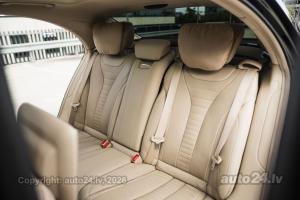 Black Mercedes-Benz S-Class 2015 in Narva, with an engine capacity of 3.00 L and mileage of 175 thousand km for 28000 €, photo 18 on AUTOMOTO.COM.LV