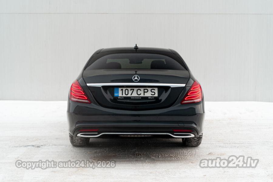 Black Mercedes-Benz S-Class 2016 in Tartu, with an engine capacity of 3.00 L and mileage of 238 thousand km for 29500 €, photo 5 on AUTOMOTO.COM.LV