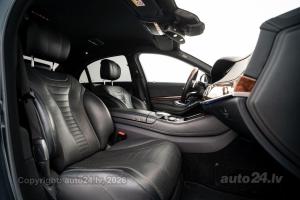 Black Mercedes-Benz S-Class 2016 in Tartu, with an engine capacity of 3.00 L and mileage of 238 thousand km for 29500 €, photo 15 on AUTOMOTO.COM.LV