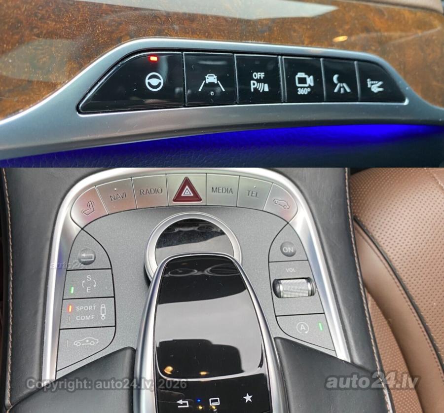 Melns Mercedes-Benz S-Class 2016 Viljandi, ar dzinēja tilpumu 3.00 L un nobraukumu 181 tūkst. km par 34000 €, foto 13 vietnē AUTOMOTO.COM.LV