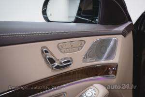 Black Mercedes-Benz S-Class 2016 in Tartu, with an engine capacity of 3.00 L and mileage of 129 thousand km for 35000 €, photo 16 on AUTOMOTO.COM.LV