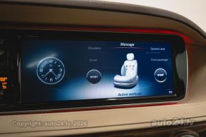 Black Mercedes-Benz S-Class 2016 in Tartu, with an engine capacity of 3.00 L and mileage of 129 thousand km for 35000 €, photo 22 on AUTOMOTO.COM.LV